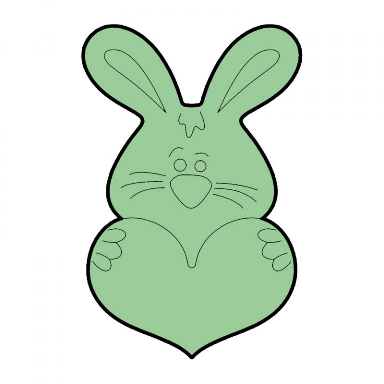 3D modla za kolače Zec | MODLICA